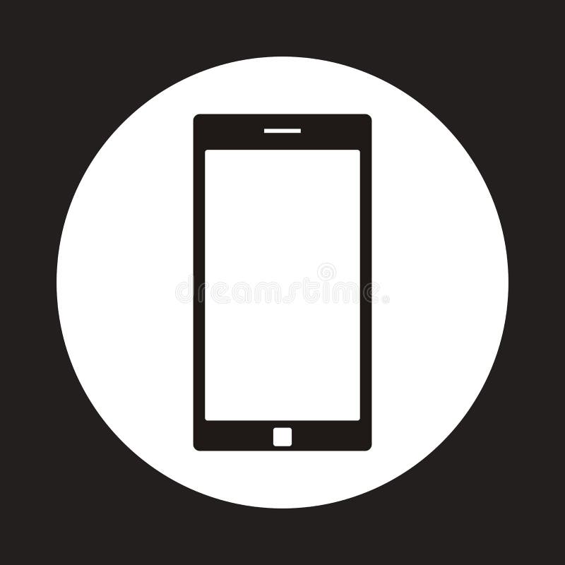 Cell Phone Icon Circle Stock Illustrations – 6,229 Cell Phone Icon ...