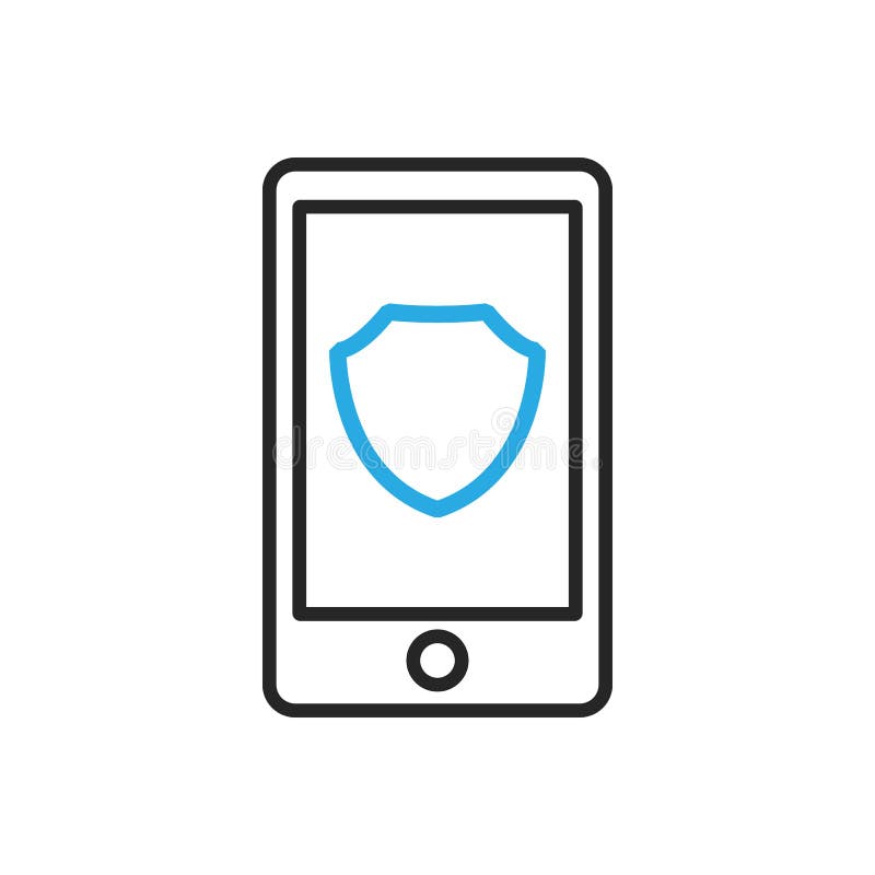 Mobile, Protection and Security Vector Icons Set Cyber Computer Network ...