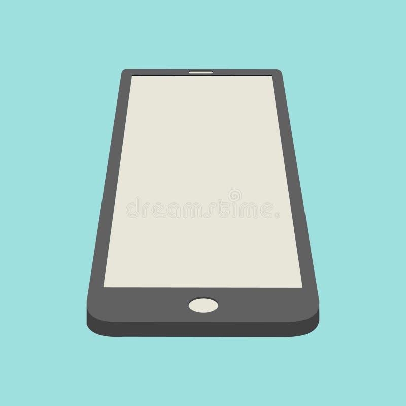 Smartphone Icon in Perspective View. Design Element for Infographic ...