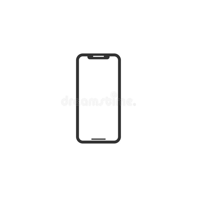 Smartphone Icon in Simple Design. Vector Illustration Stock Vector ...