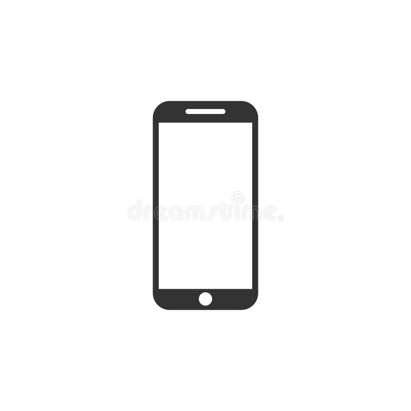 Smartphone Icon in Simple Design. Vector Illustration Stock Vector ...
