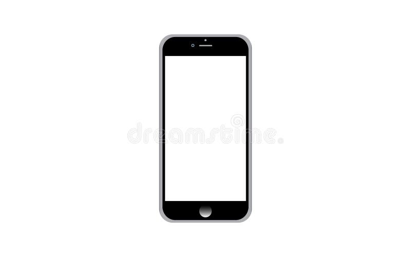 Smartphone icon vector stock vector. Illustration of button - 71431856