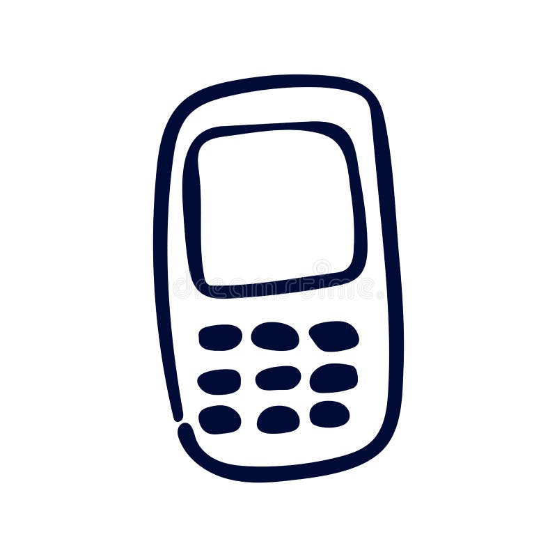 Mobile Phon Icon Vector Illustration on White Background Stock Vector ... Mobile Phon Icon Vector Illustration on White Background Stock Vector ...