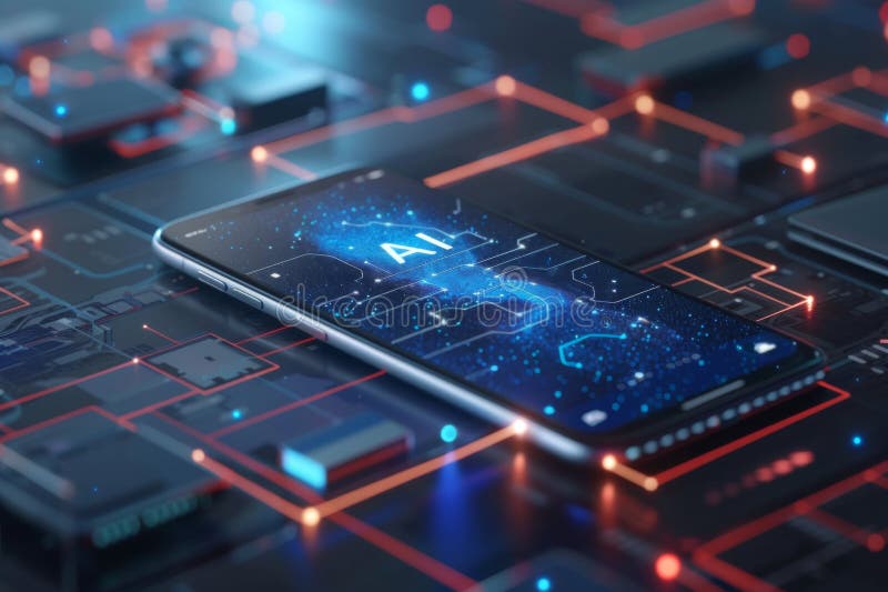 Smartphone with in Intelligence Ai, Chat with AI Artificial ...