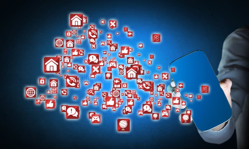 Smartphone Interface Application Stock Image - Image of application ...