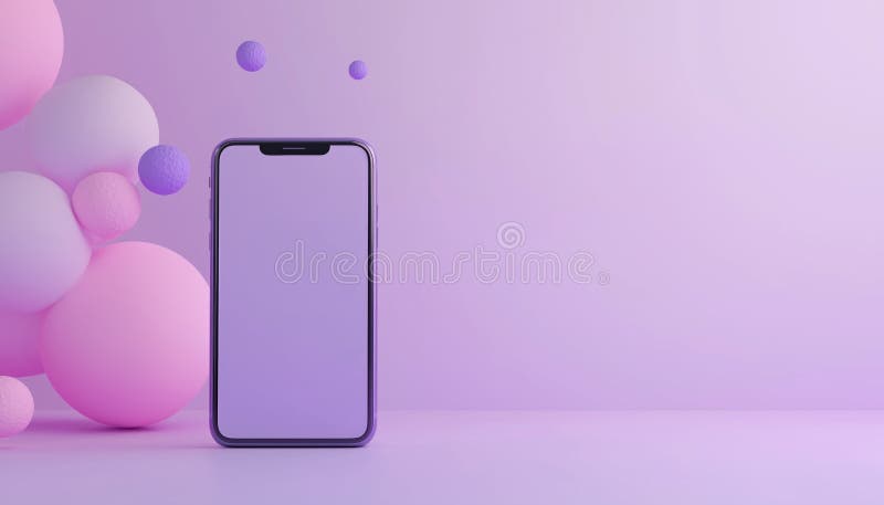 Smartphone Interface Carousel Mockup with Notification Post on Social ...