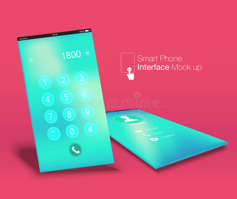 Smartphone Interface Ui Design Mock Up ,phone6 Ratio Screen,yellow ...