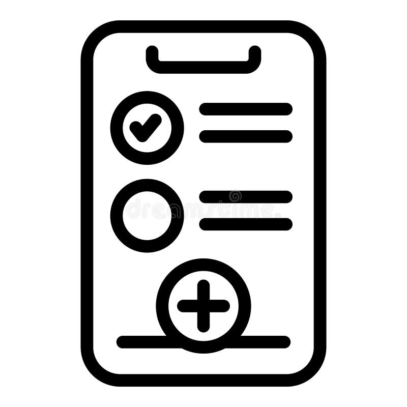 Smartphone Key Point Icon Outline Vector. Business Check Stock ...