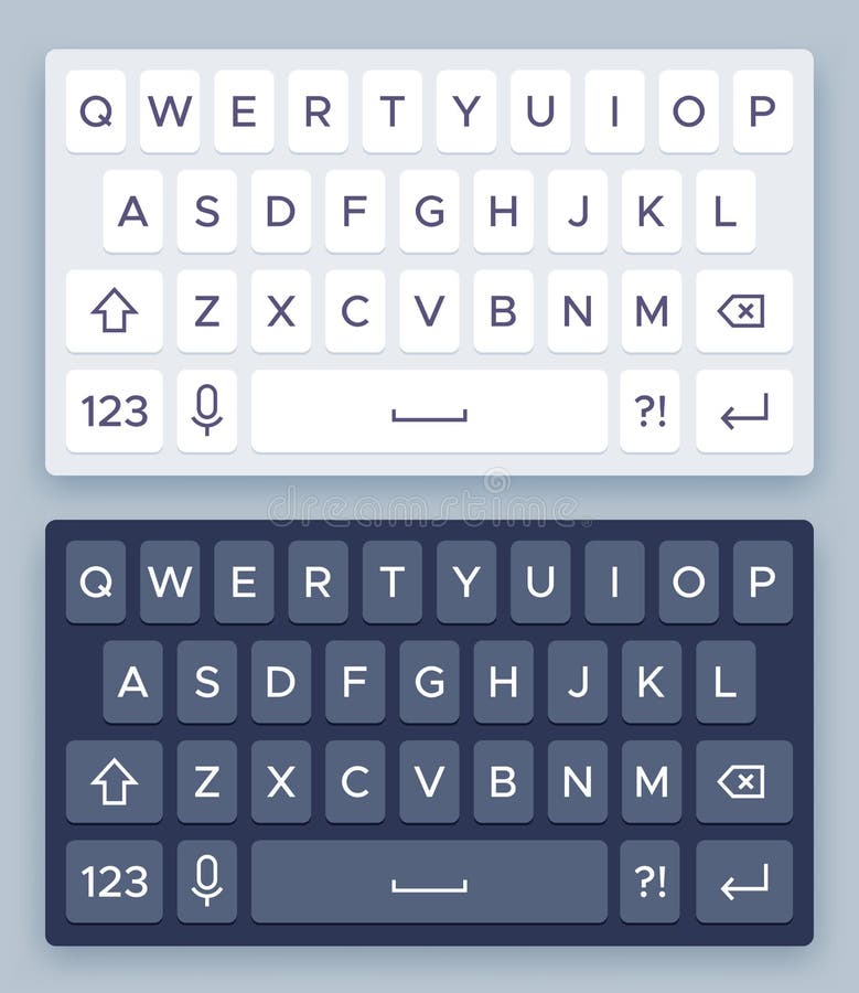 US English Qwerty Computer Keyboard. Grey Stock Vector - Illustration ... US English Qwerty Computer Keyboard. Grey Stock Vector - Illustration ...