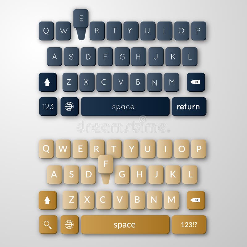 Qwerty Template Stock Illustrations – 434 Qwerty Template Stock ...