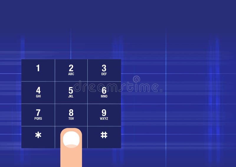 Smartphone keypad stock illustration. Illustration of keypad - 23855114