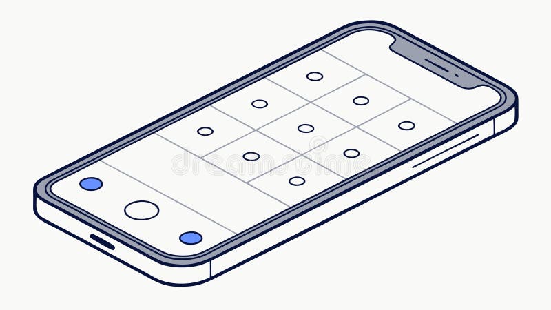 Smartphone Keypad, Mobile Dialing and App Interface. Vector Design ...