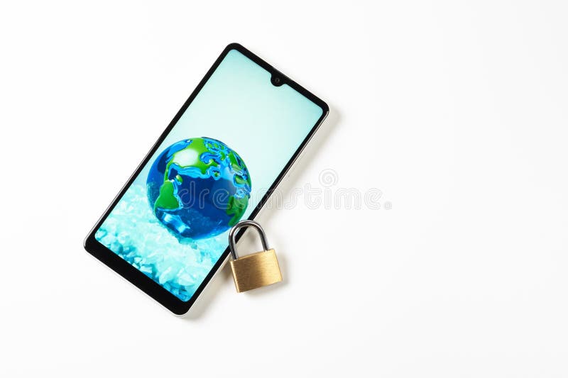 Smartphone and Keys on Whitebackground Stock Image - Image of glass ...