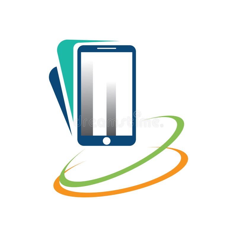 Smartphone Logo Design. Mobile Phone Concept Sign Stock Vector ...
