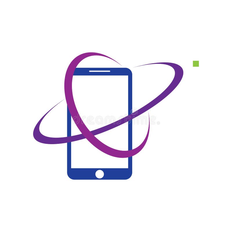 Smartphone Logo Design. Mobile Phone Concept Sign Stock Vector ...
