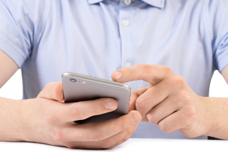 Smartphone stock image. Image of human, lifestyle, mobile - 65579305