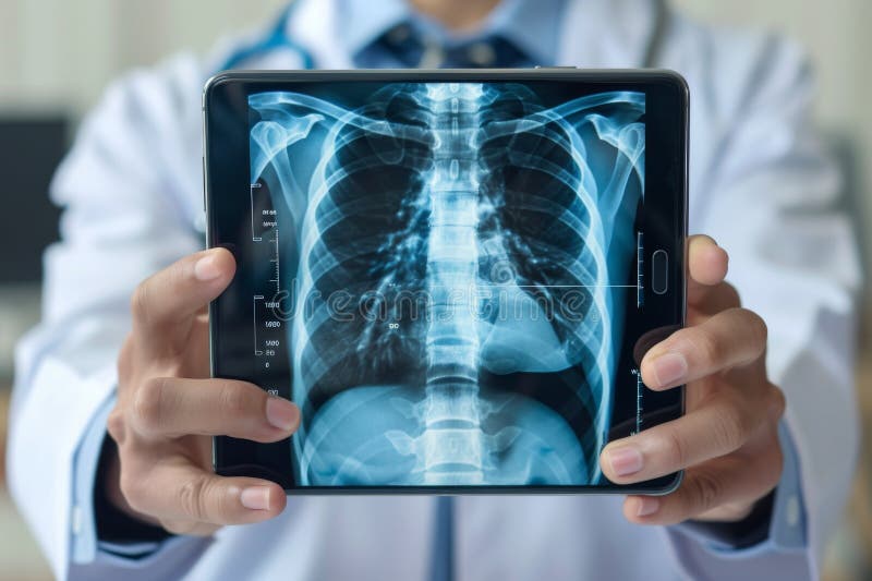 Smartphone Medical Imaging Diagnostic System Stock Illustration ...