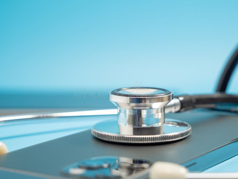 Smartphone and Medical Stethoscope. Smartphone Diagnostics and Repair ...