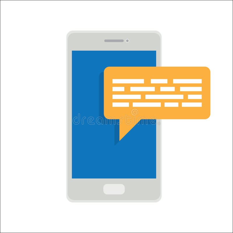 Smartphone Message Stock Illustrations – 137,852 Smartphone Message ...