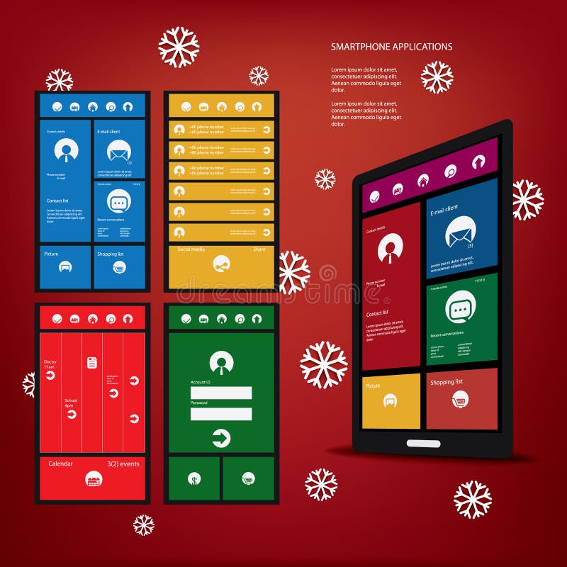 Metro Interface Media stock vector. Illustration of digital - 33867092