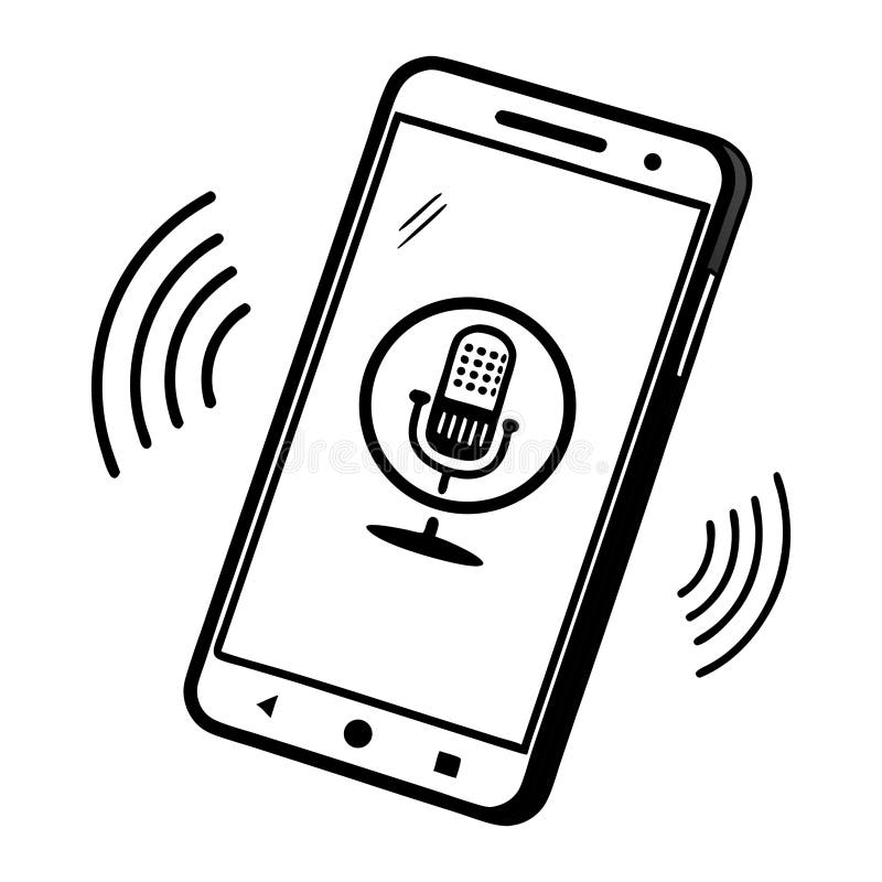 Smartphone with Microphone for Voice Recording and Communication ...