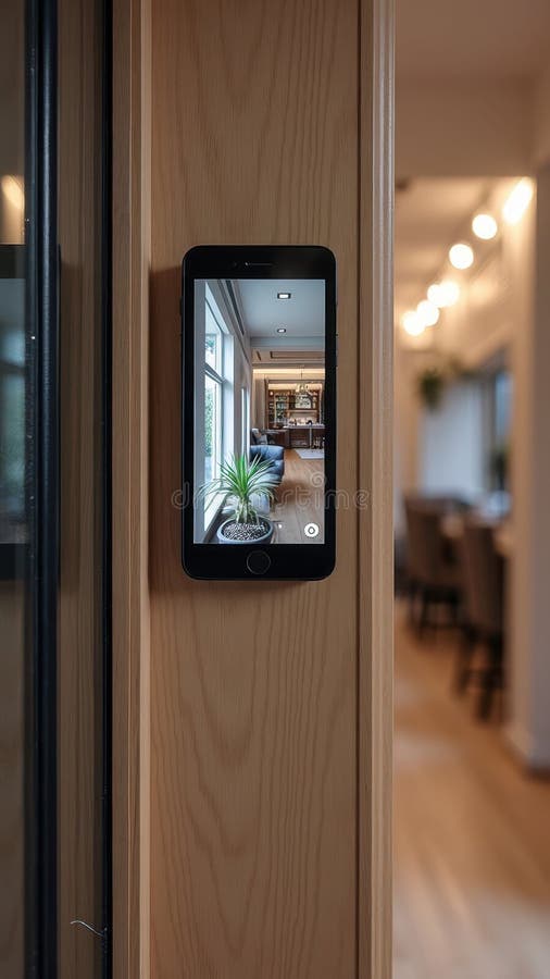 Smartphone Mirroring Stylish Modern Interior with Seamless Room ...