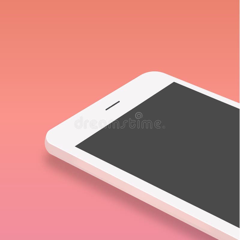 Smartphone Mobile Cellular Phone Modern Communication Device Con Stock ...