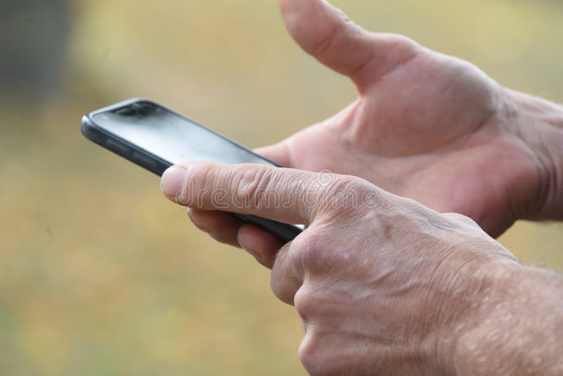 Smartphone, a Mobile Communication Device Stock Image - Image of ...