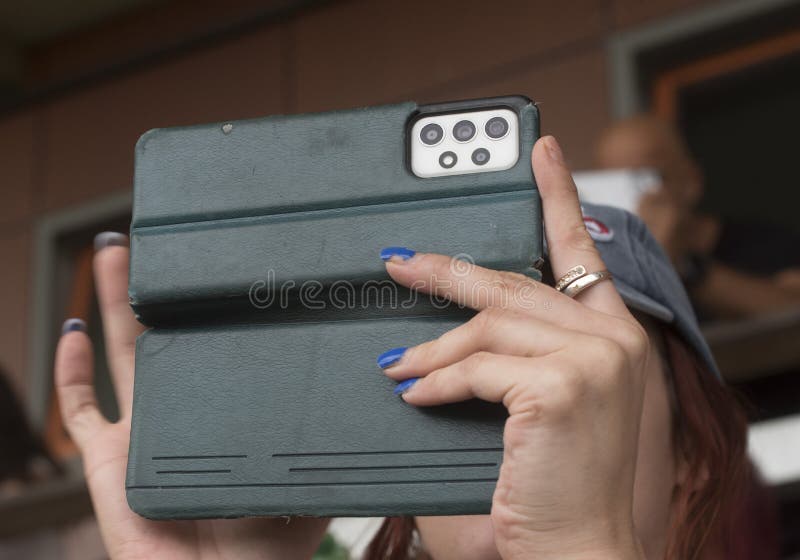 Smartphone, a Mobile Communication Device Editorial Stock Photo - Image ...
