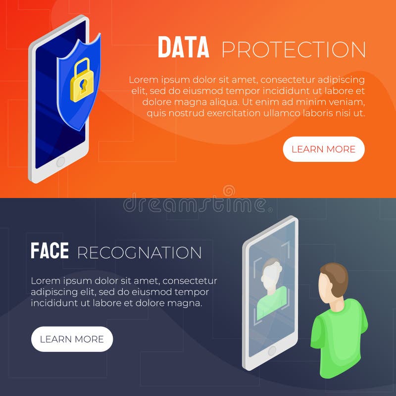 Smartphone and Mobile Device Application Web Banner Design Vector ...