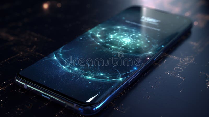 Smartphone or Mobile Phone Connectivity Concept Stock Illustration ...