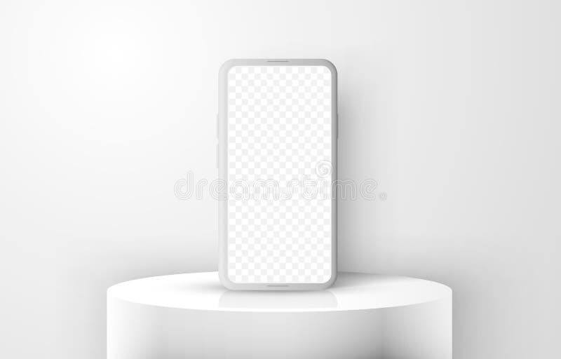 Smartphone Mobile Screen, Technology Mobile Display Light. Stock Vector ...
