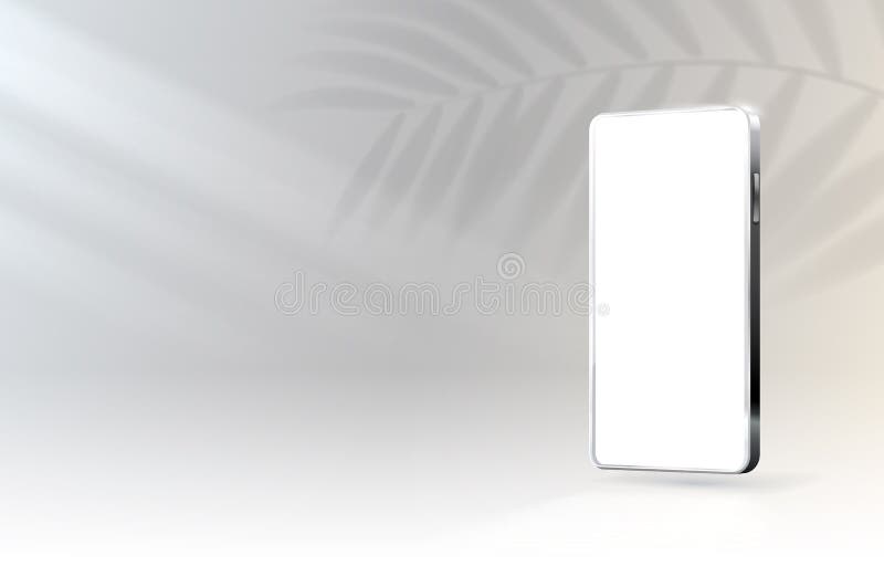 Smartphone Mobile Screen, Technology Mobile Display Light. Vector Stock ...