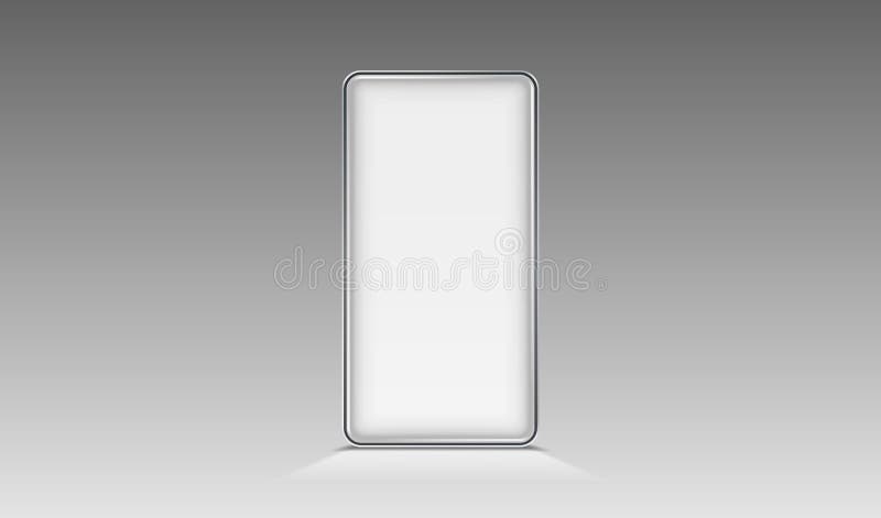 Smartphone Mobile Screen, Technology Mobile Display Light. Vector Stock ...