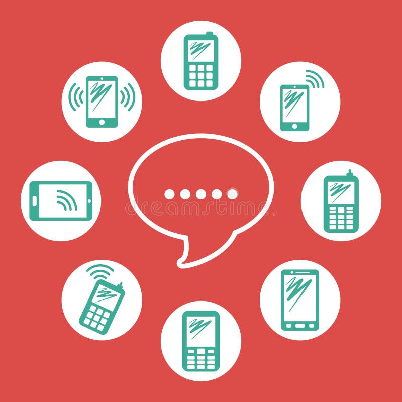 Smartphone Mobile Technology Stock Vector - Illustration of screen ...