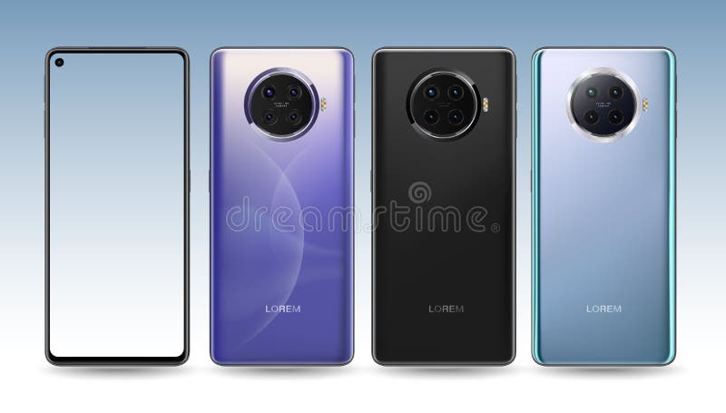 Smartphone Mockup for Easy Place Demo Stock Vector - Illustration of ...