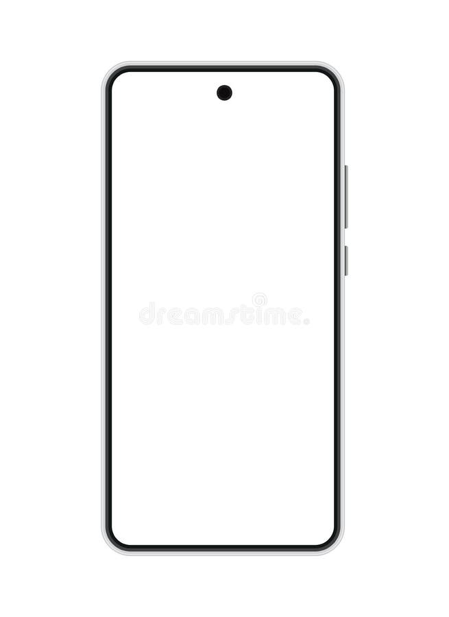 Smartphone Mockup Frameless Blank Screen Frameless Design. Smartphone ...