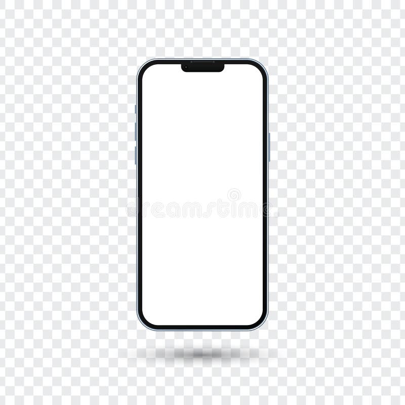 Smartphone Mockup Template, Mobile Phone Front, Vector Illustration ...
