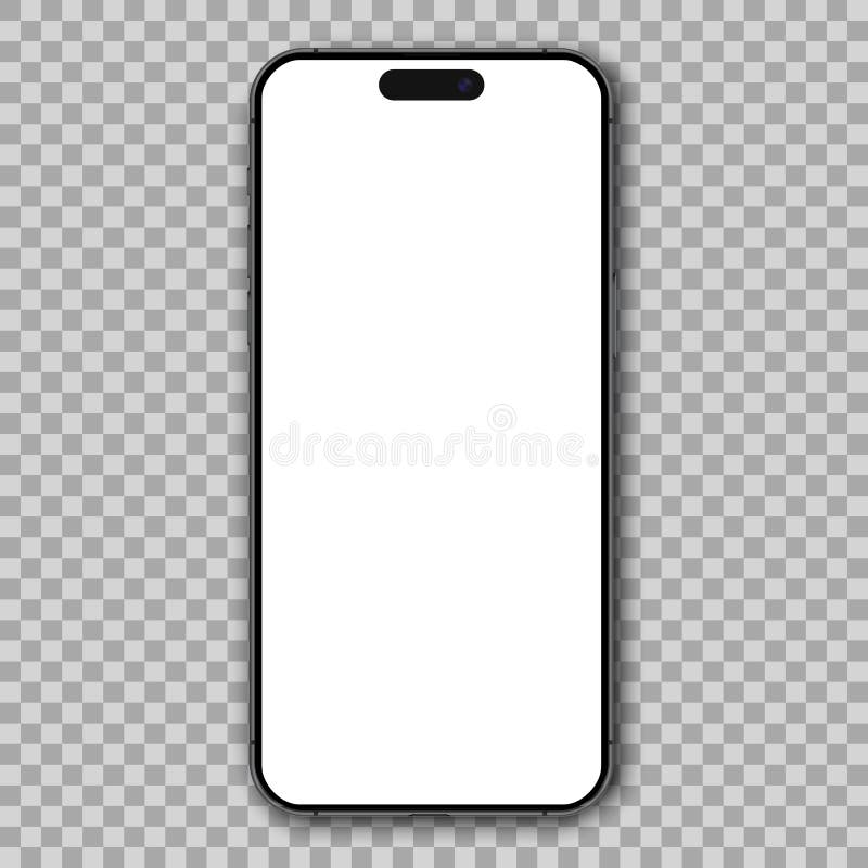 Iphone 14, 14 Pro Set Mockup. Smartphone Model with Shadow on ...