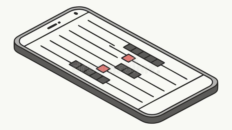 Smartphone with Music Equalizer Display, Vector Design Generative AI ...