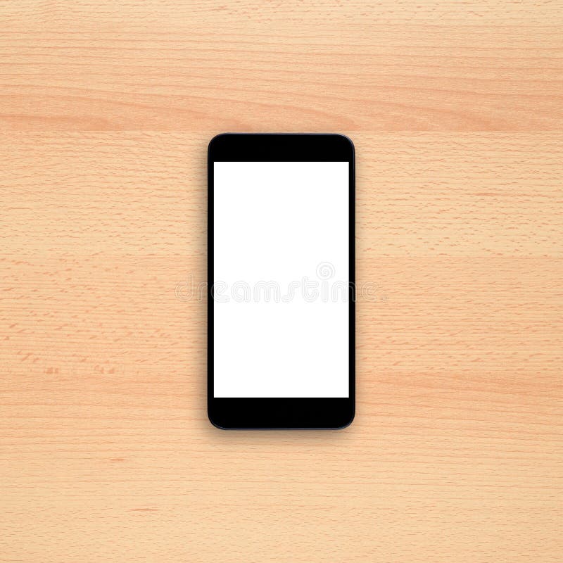 Smartphone on office desk stock photo. Image of view - 80251068