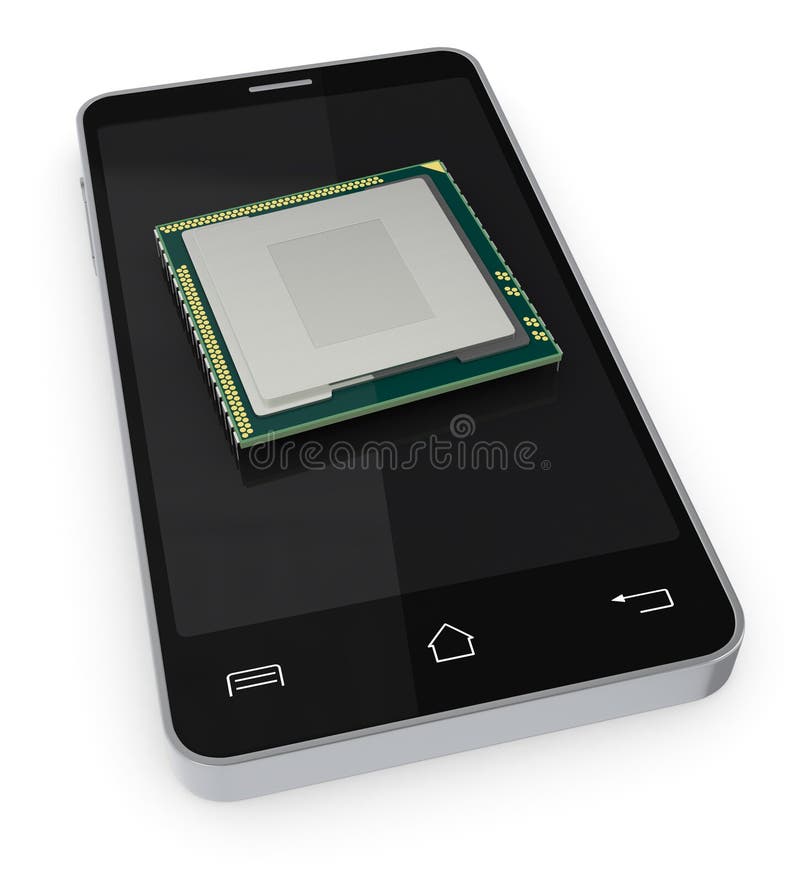 Smartphone stock illustration. Illustration of binary - 31682825