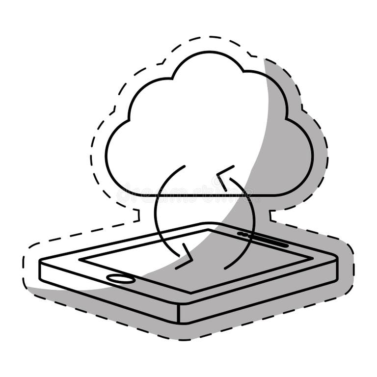 Smartphone Optimization and Tuning Data Center Stock Illustration ...