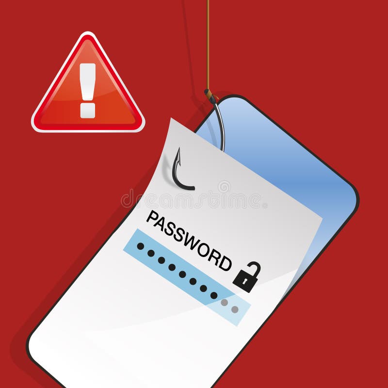 Symbol of Hacking a Password on a Smartphone. Stock Vector ...