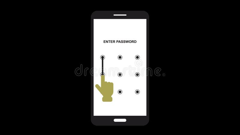 Smartphone Pattern Lock Security Animation Alpha Channel. Mobile ... Smartphone Pattern Lock Security Animation Alpha Channel. Mobile ...