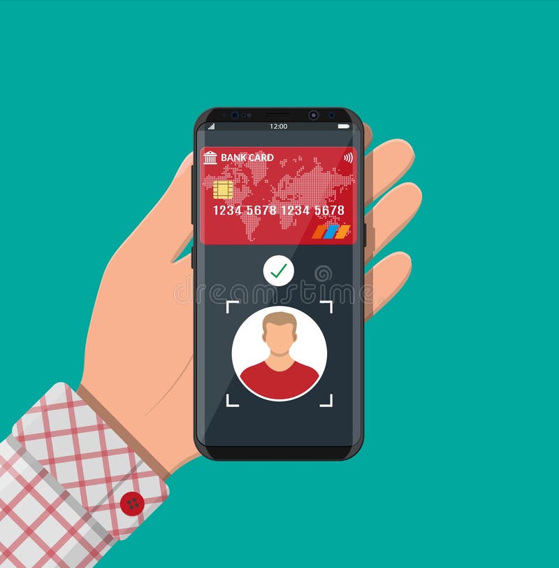 Face Payment. Payment Using Face Recognition and Identification. Mobile ...