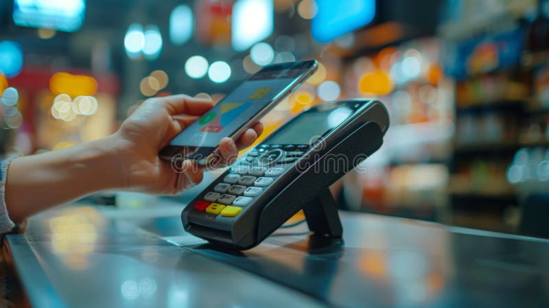 Smartphone Payment through Contactless Terminal in a Busy Retail ...