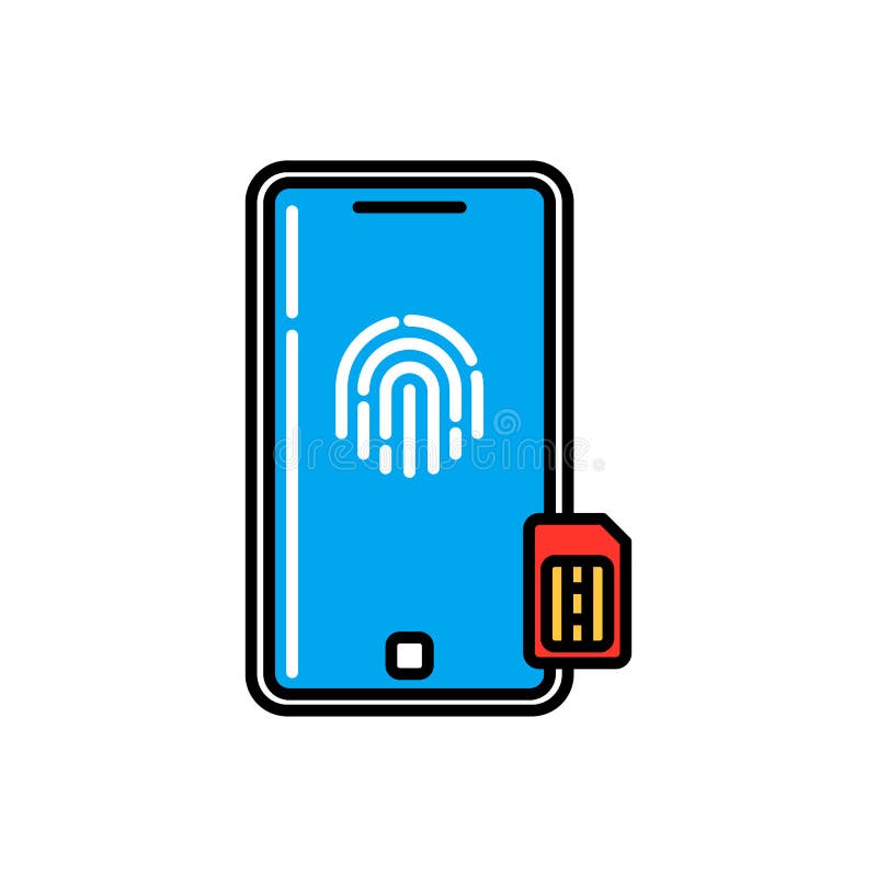 Fingerprint Security Device Personal Stock Illustrations – 616 ...