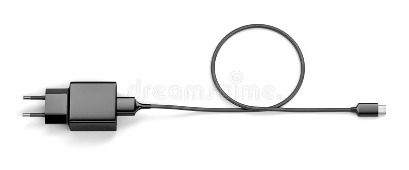 Smartphone power adapter stock photo. Illustration of cellphone - 224311840