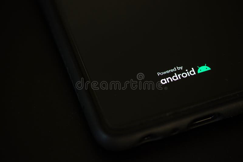 Smartphone Powered by Android Editorial Image - Image of white ...